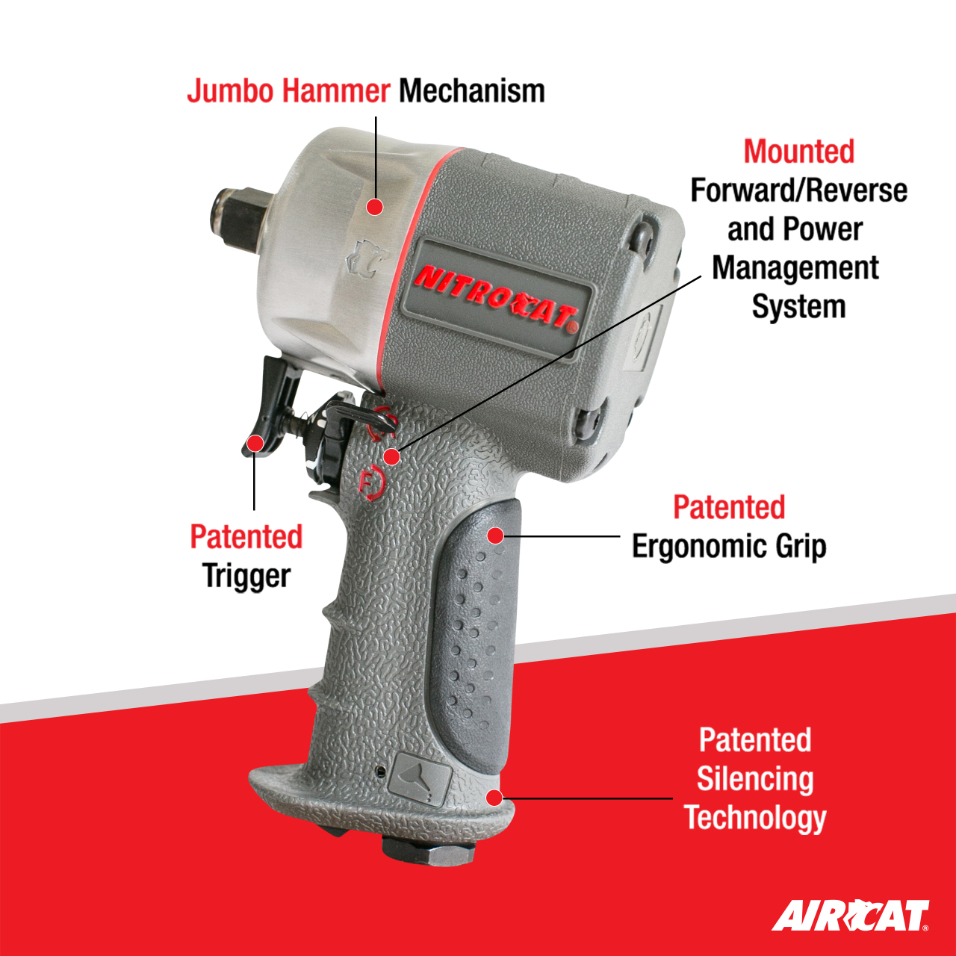 Air Impact Wrench AIRCAT 1076-XL for sale online | eBay