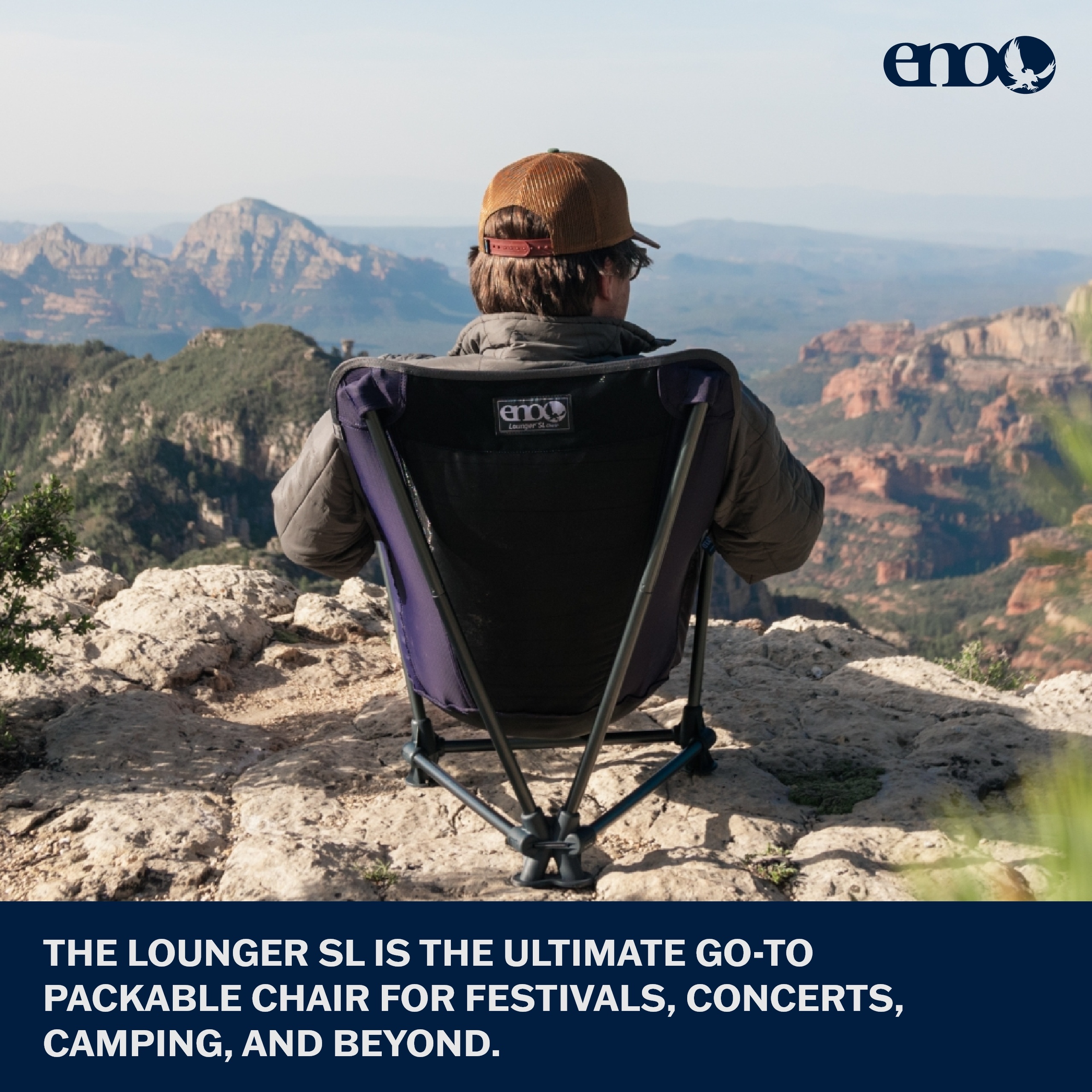 ENO Lounger SL Chair - Lightweight Portable Outdoor Hiking - Navy | eBay